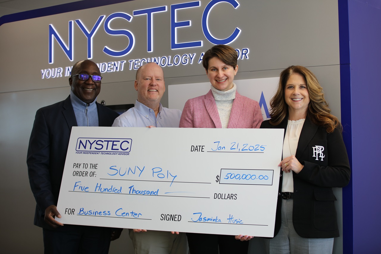 NYSTEC contributes $500,000 to business center project at SUNY Poly ...