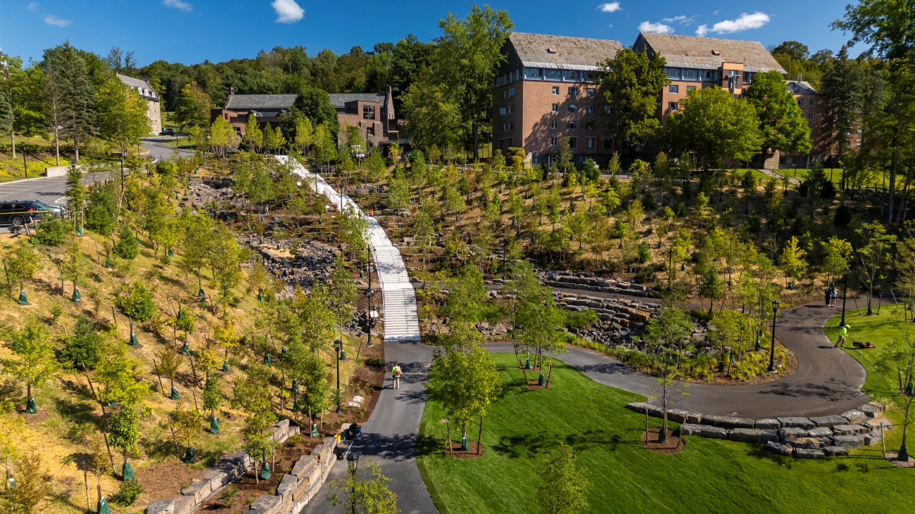 Colgate University unveils Peter’s Glen landscape corridor – Central ...