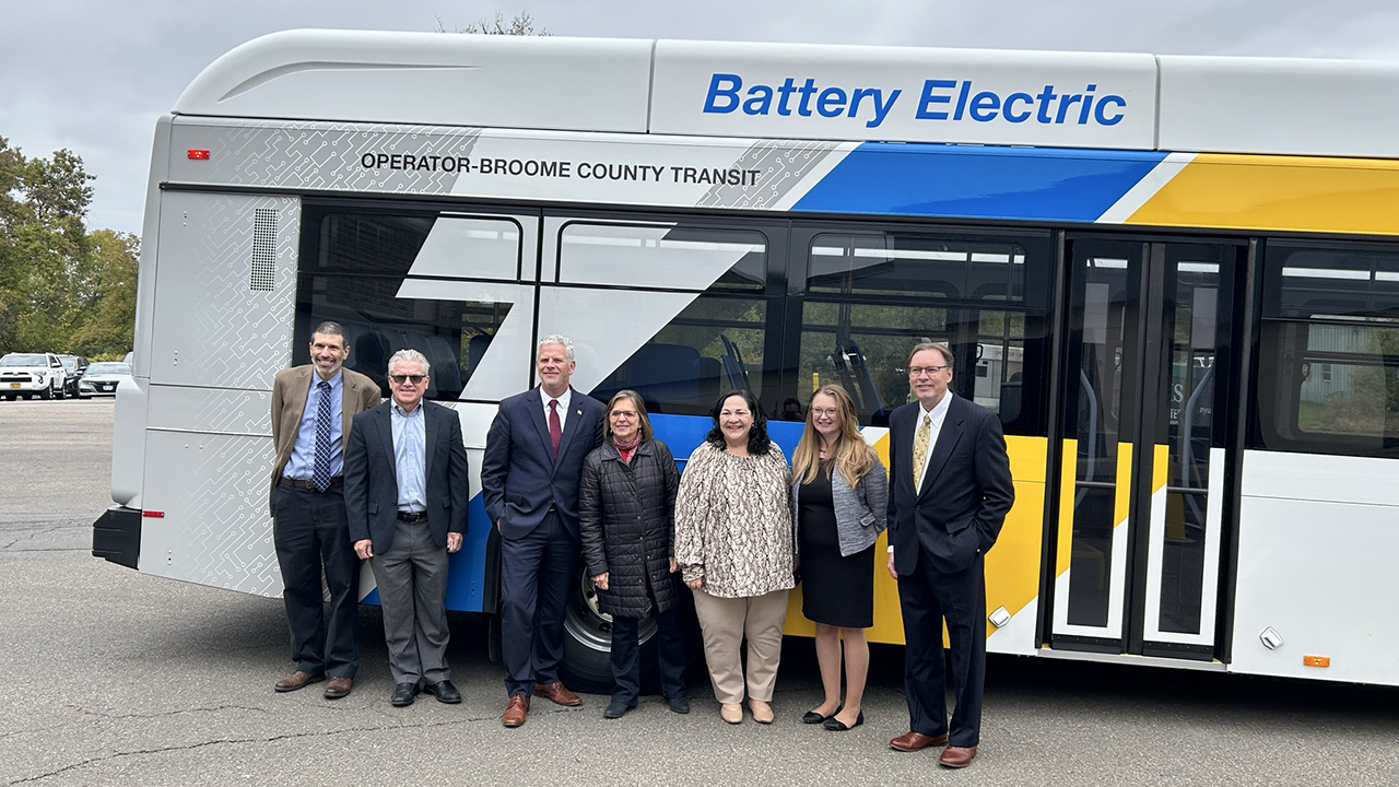 Broome County’s first fully electric buses start transporting the ...