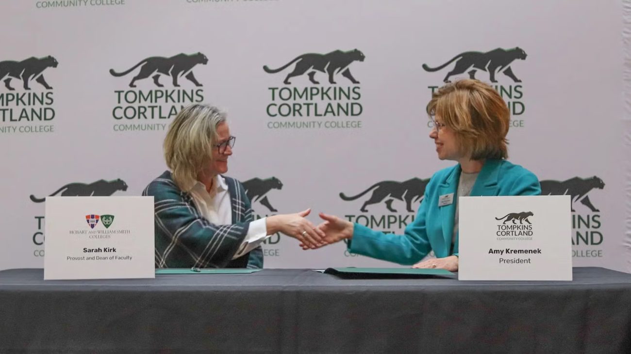 TC3, Hobart and William Smith Colleges sign transfer agreement ...